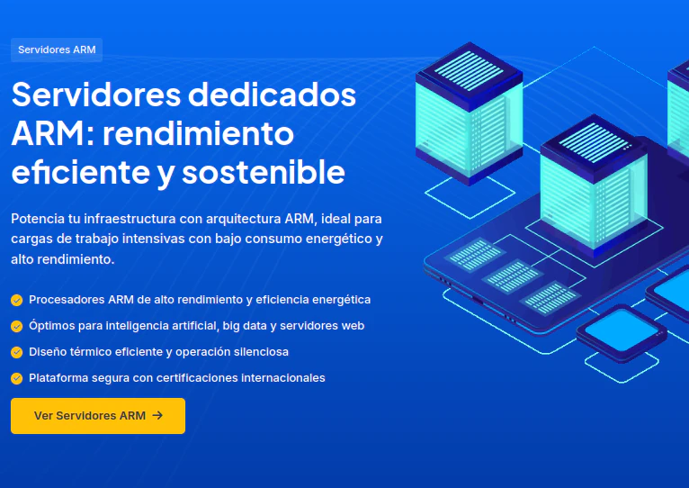 Servidores Dedicados ARM | Alto Rendimiento y Eficiencia | BrenEl